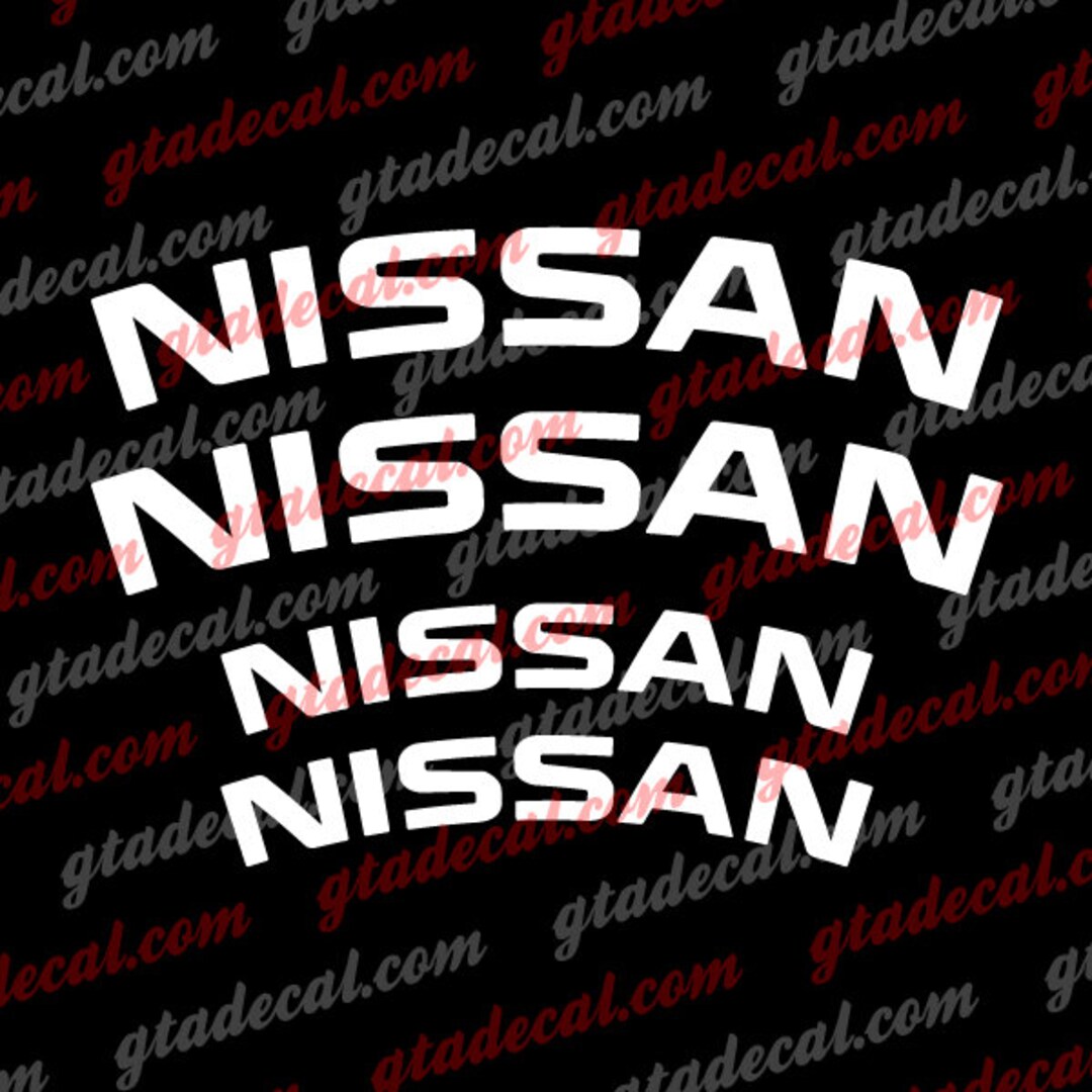 Nissan Brake Caliper Decal Set Etsy 5264