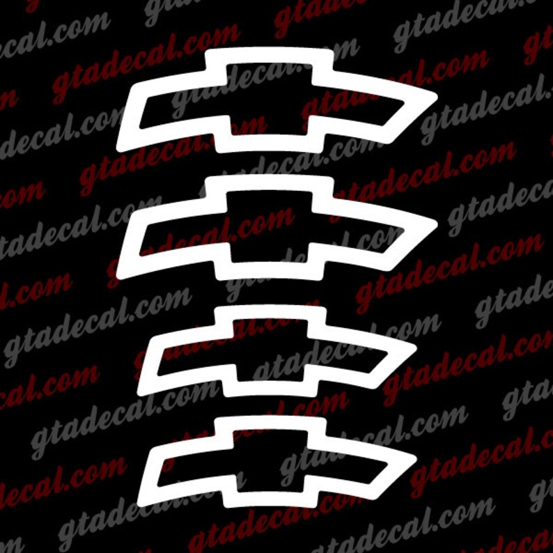 Chevrolet Brake Caliper Decal Set - Etsy