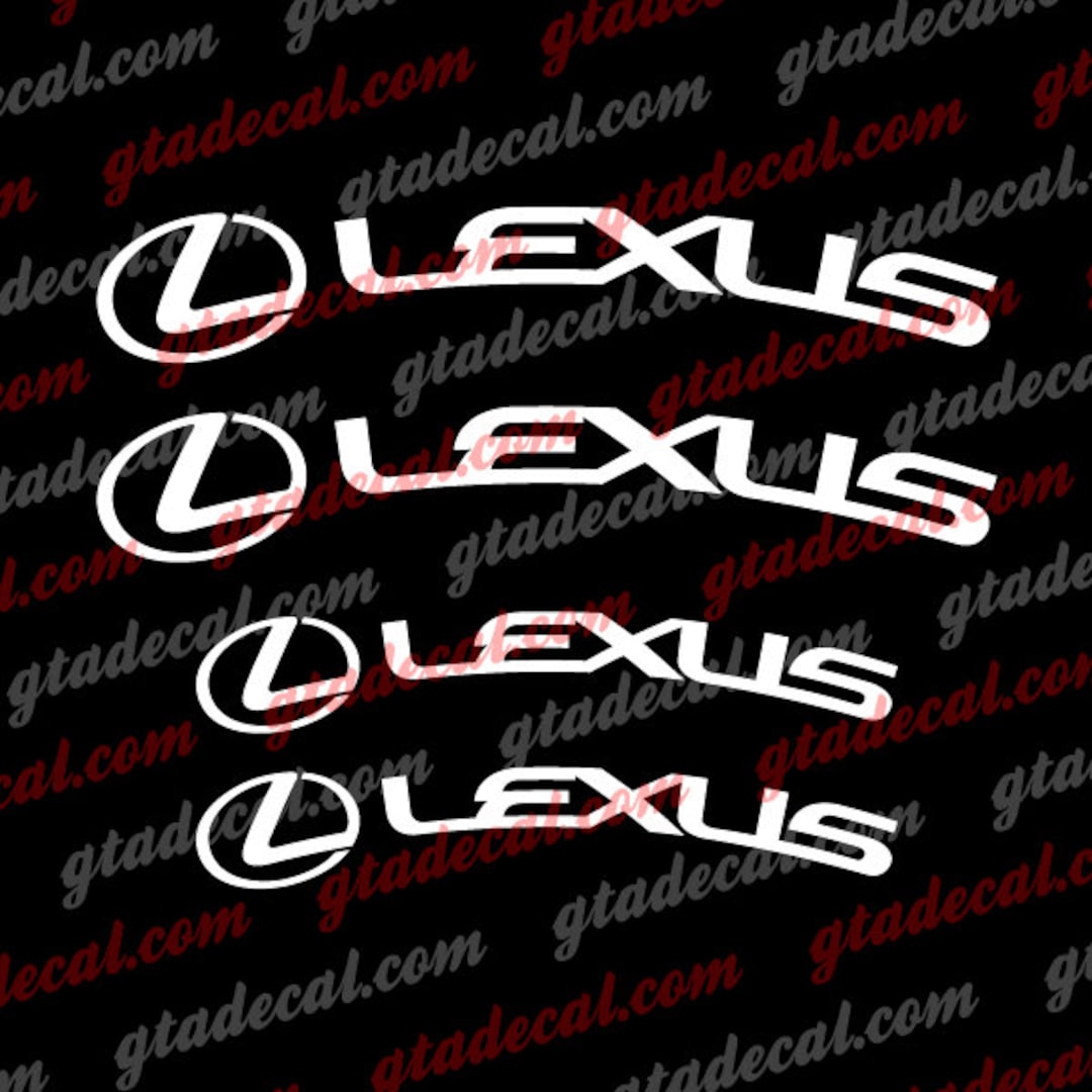 Lexus Brake Caliper Decal Set - Etsy