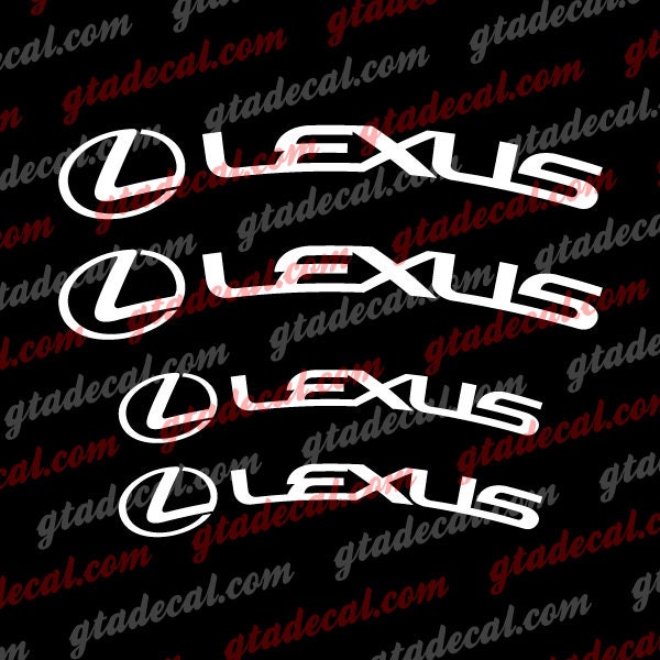 Lexus Brake Caliper Decal Set - Etsy