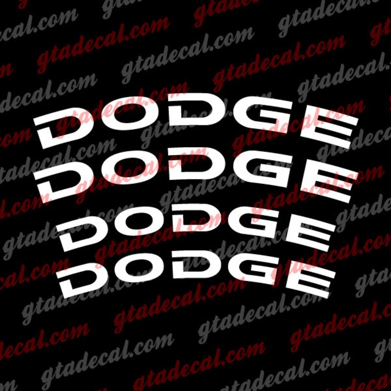 Dodge Decals - Etsy