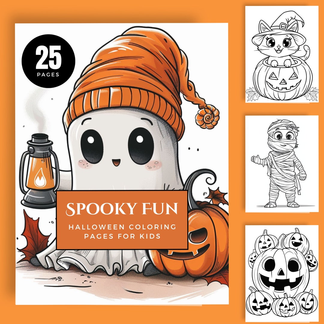 25 Halloween Coloring Pages for Kids| Halloween Party | Classroom ...