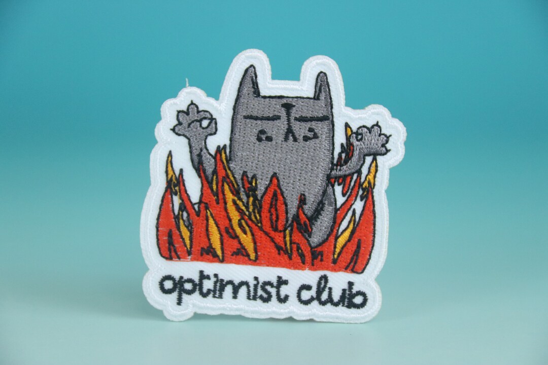 Optimist Club Patch, I Am Fine Patch, Everything is Fine, Iron on Patch, Embroidered Patch ...