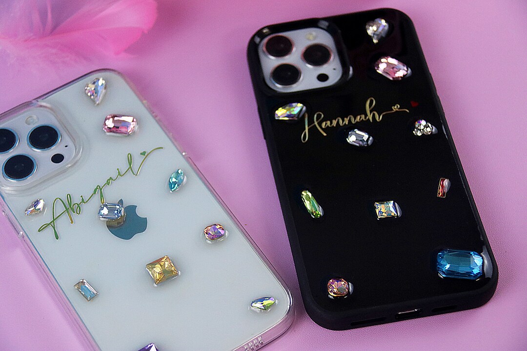 Personalized Crystal Name iPhone Case, High Quality Hard Case ...