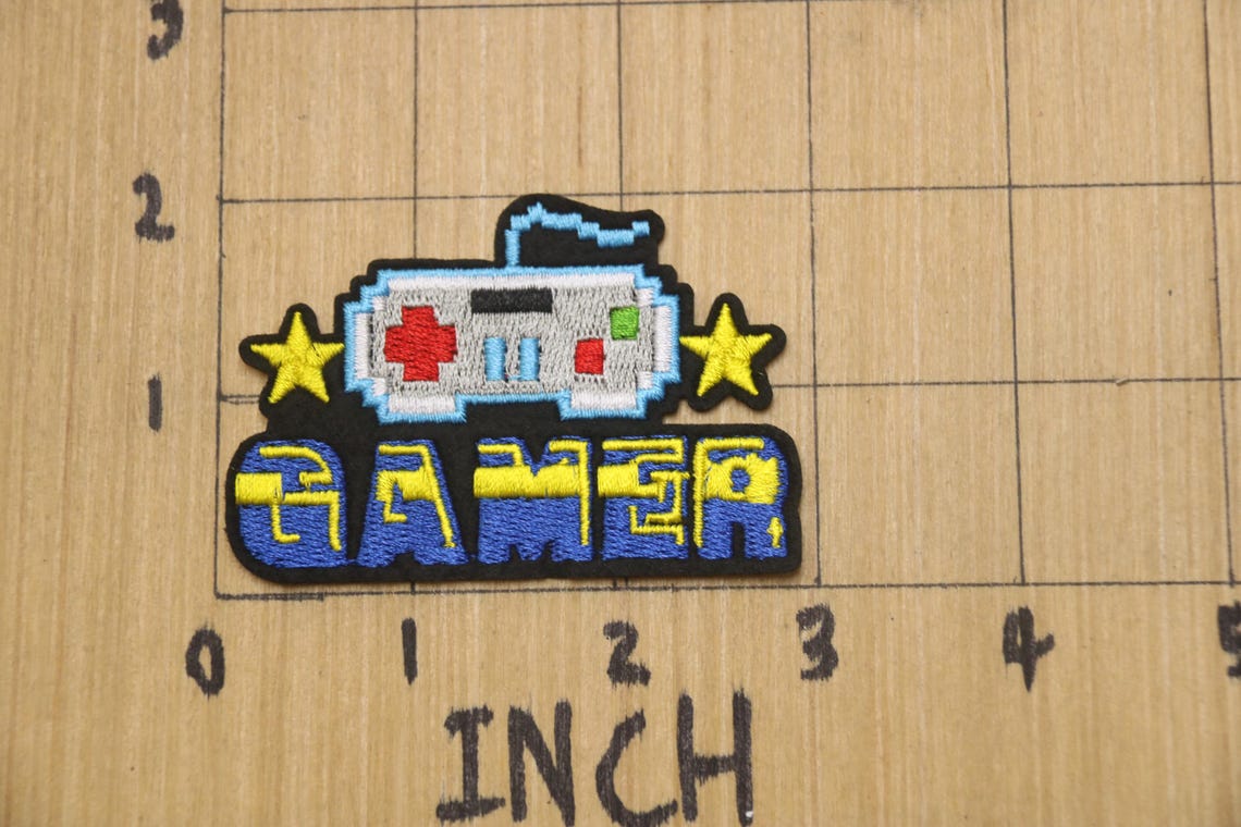 Gamer Patch, Gamepad Patch, Retro Game Patch, Iron on Patch ...