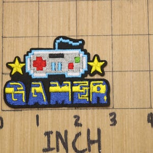 Gamer Patch, Gamepad Patch, Retro Game Patch, Iron on Patch ...
