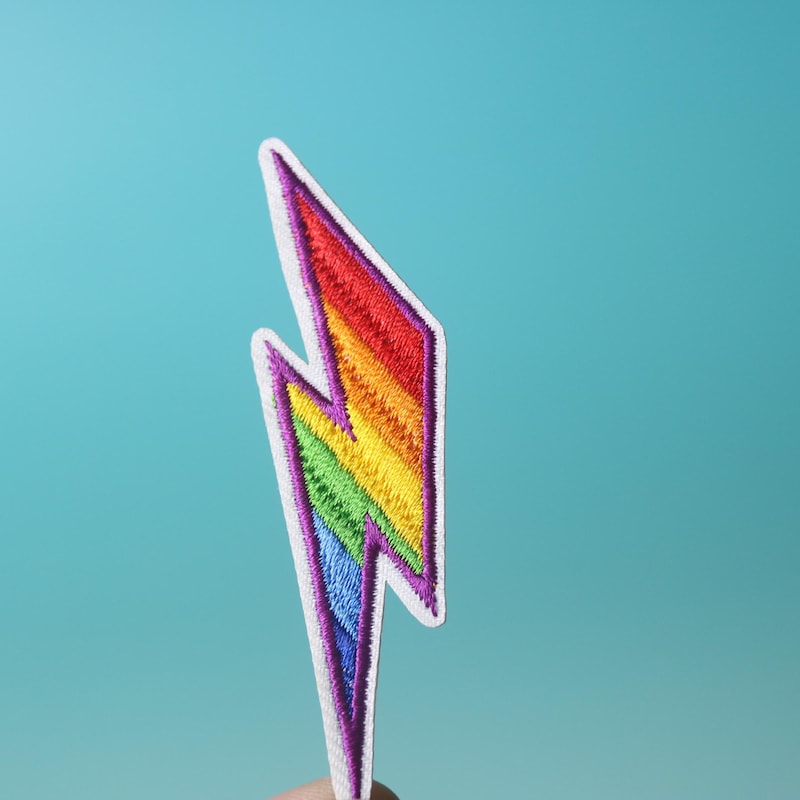 Lightning Bolt Patch - Etsy