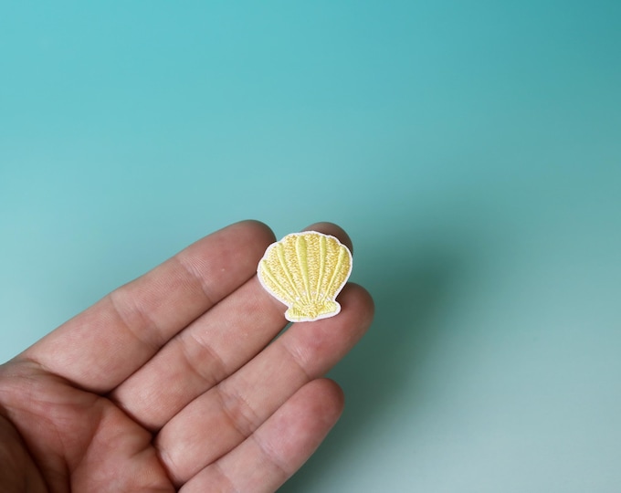 Tiny Sea Shell Patch, Cute, Iron on Patch, Embroidered Patch, Aesthetic ...
