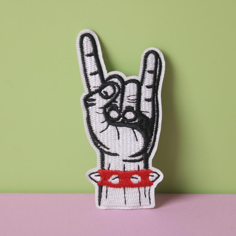 Embroidered Rock Patches - Etsy