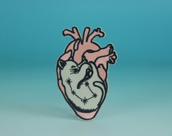 Broken Heart Patch, Band-aid Heart Patch, Iron on Patch, Embroidered Patch, Aesthetic Patch ...