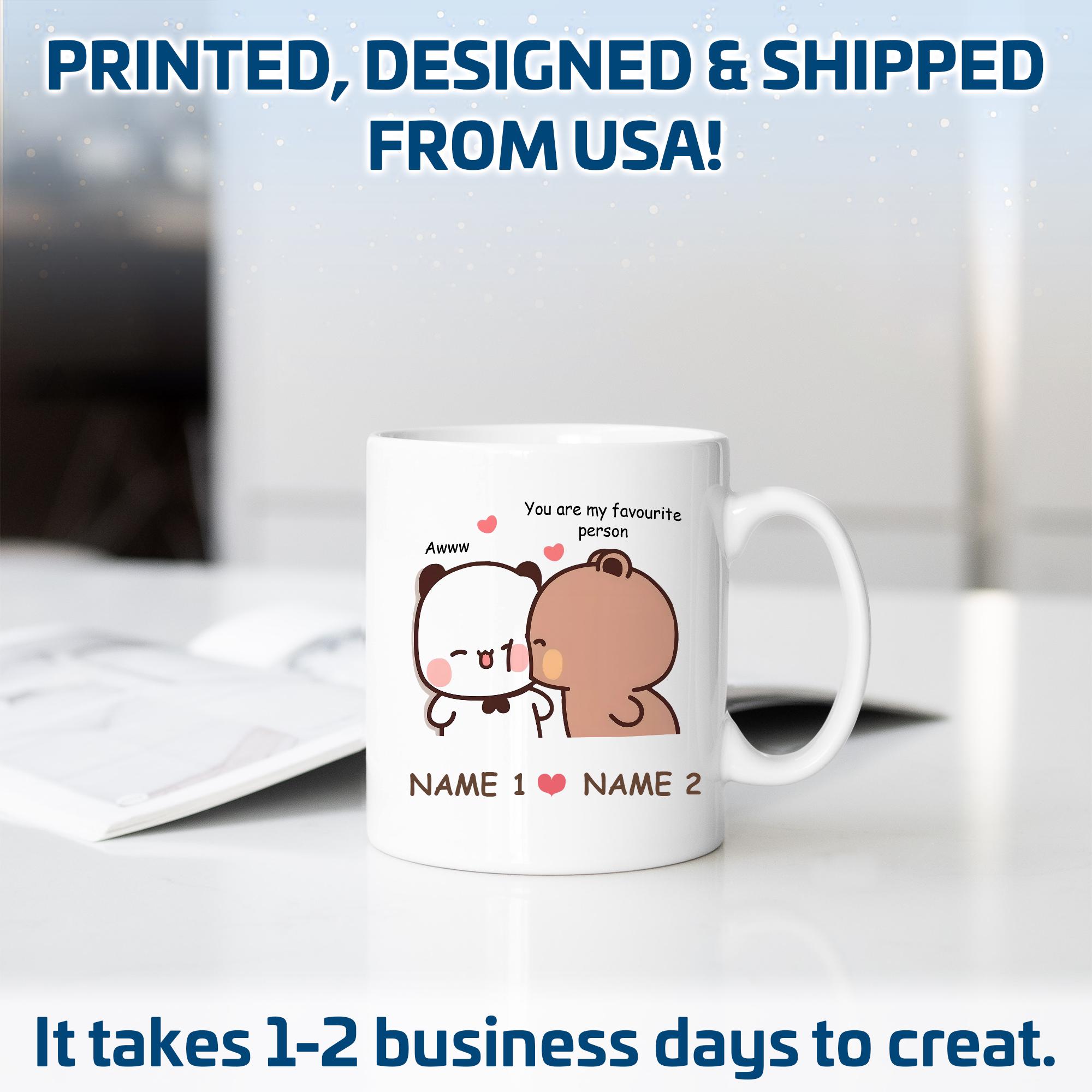 Personalized Mug, Custom NAME TEXT Mug Personalized Couple Coffee Mug ...