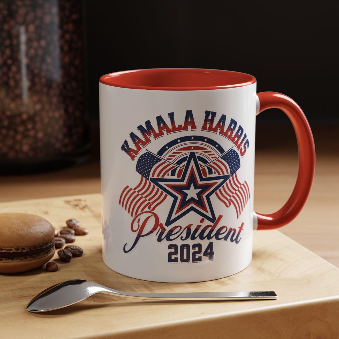 Kamala's Visionary Brew, Kamala Harris President Mug, Political Mug ...
