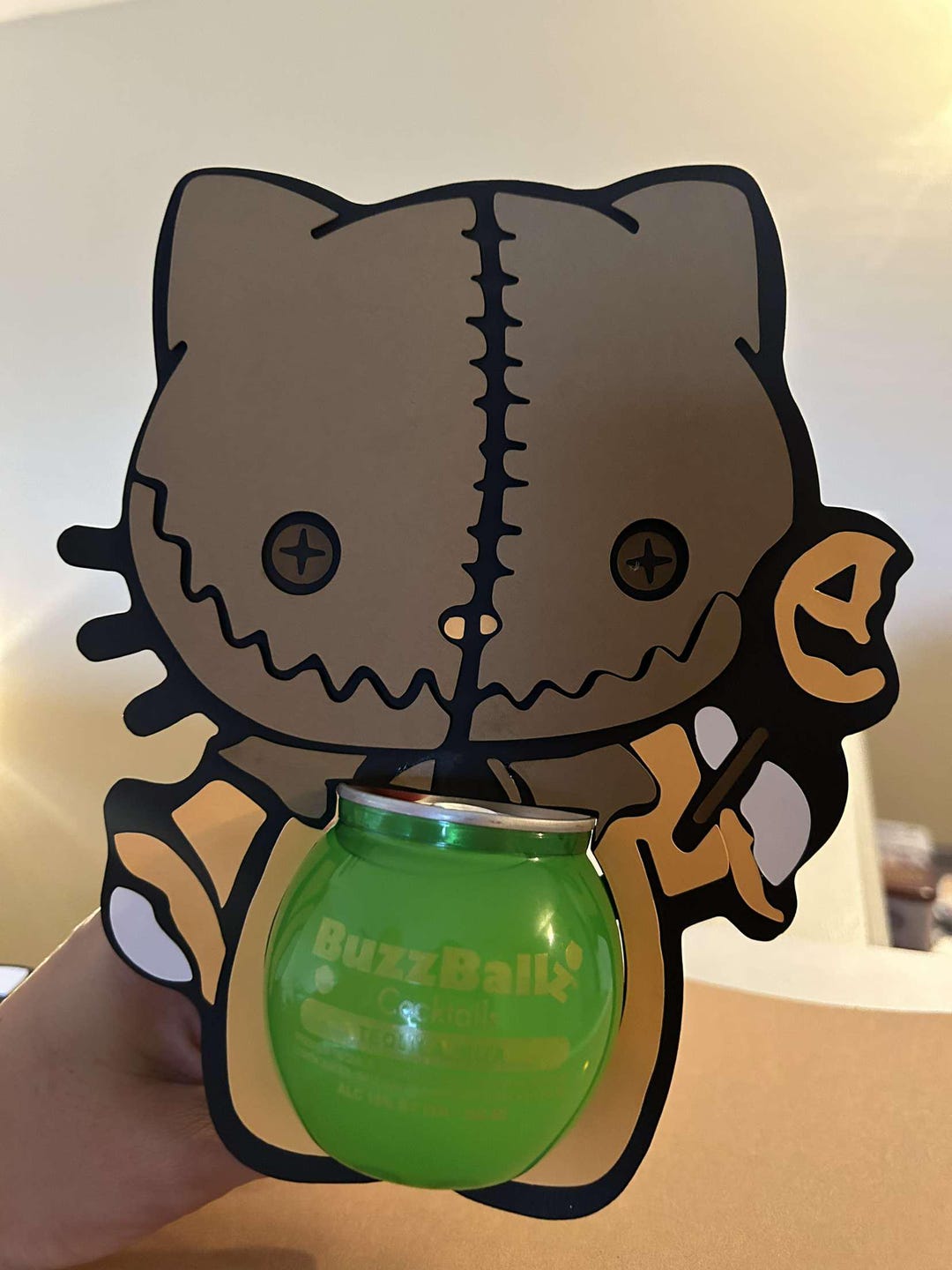 Sam trick R Treat Hello Kitty Buzz Ball Holder alcohol Not Included - Etsy