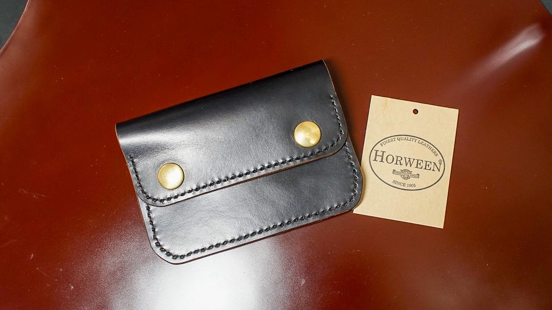 HORWEEN Chromexcel Tracker Wallet Handmade Hand-sewn, Genuine Horse ...