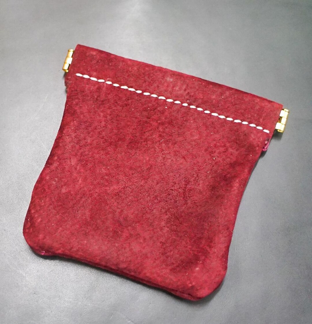 Pinch-close Coin Purse - Leather Coin Purse - Premium Leather - Perfect ...