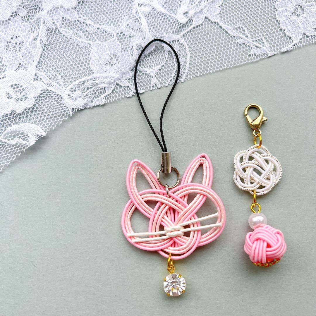 Japanese Mizuhiki Mobile Phone Straps, Cute Mobile Phone Charm ...