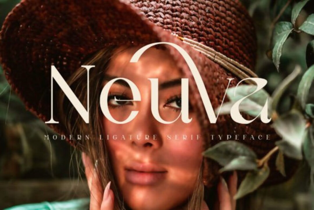 Neuva Font, Modern Classic Font, Handwritten Font, Personal Display ...