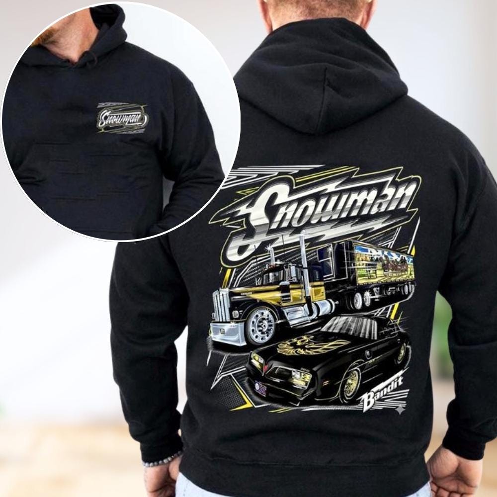 Snowman’s Bootlegging Service 2-sided Shirt, Smokey and the Bandit ...