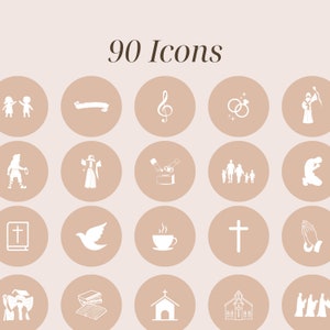 230 Christian Instagram Highlight Covers, Christ Neutral IG Story Icons ...