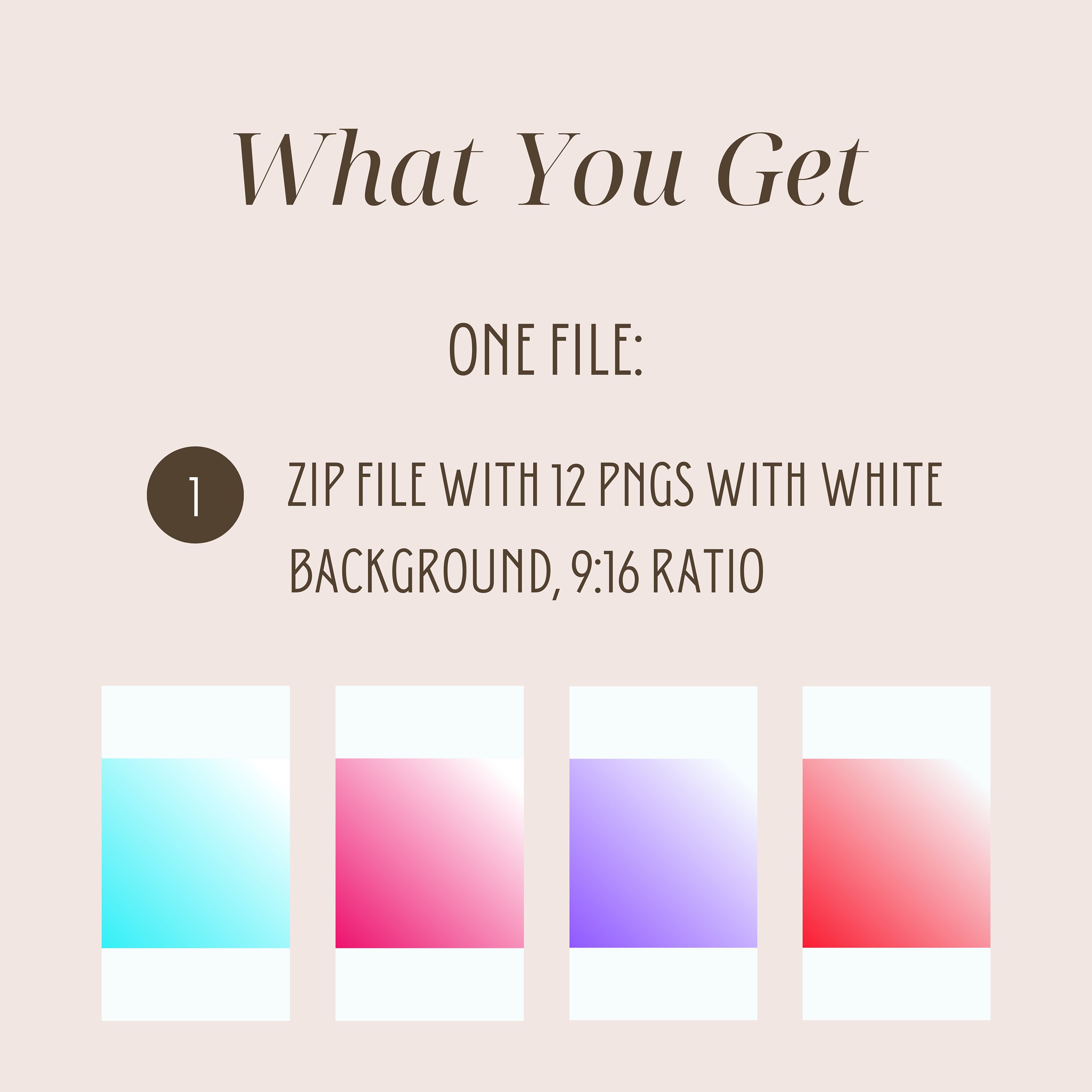 12 Ombre Instagram Highlight Covers, Multi Color Plain IG Story Icons ...
