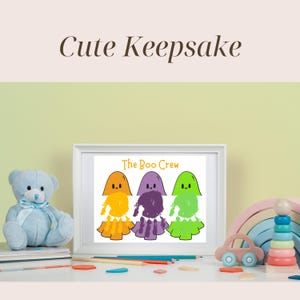 Halloween Boo Crew Ghost Handprint Art, Ghosts Pun Handprint Craft ...