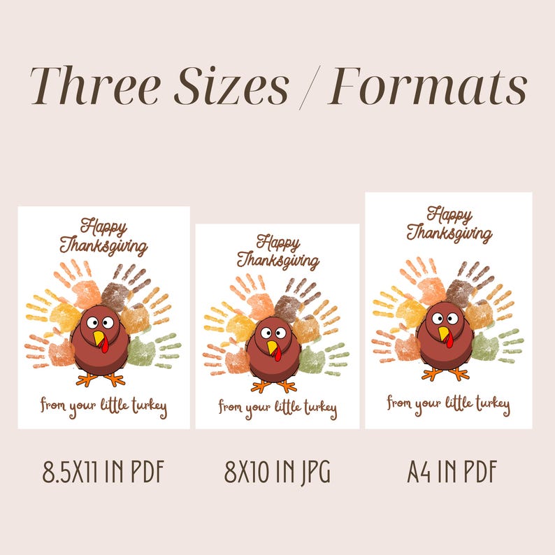 Happy Thanksgiving Handprint Craft, From Your Little Turkey Handprint ...