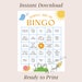 Spring Break Bingo for Kids, Spring Break Bingo Card, School Bingo ...