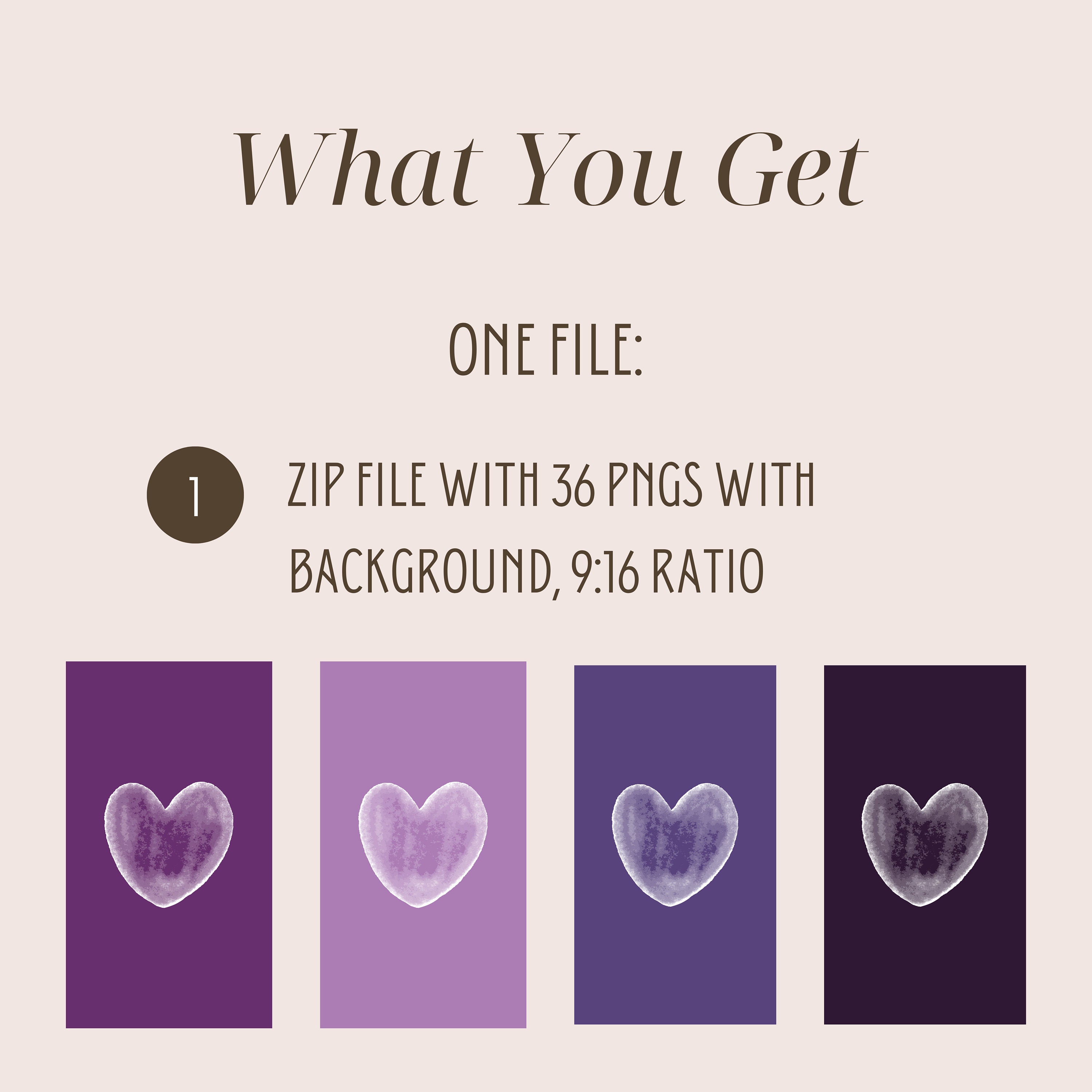 36 Purple Instagram Highlight Covers, Watercolor Hearts IG Story Icons ...