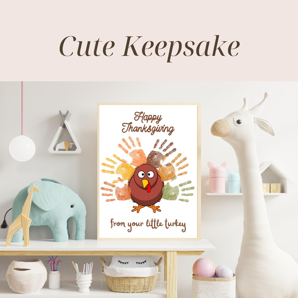 Happy Thanksgiving Handprint Craft, From Your Little Turkey Handprint ...