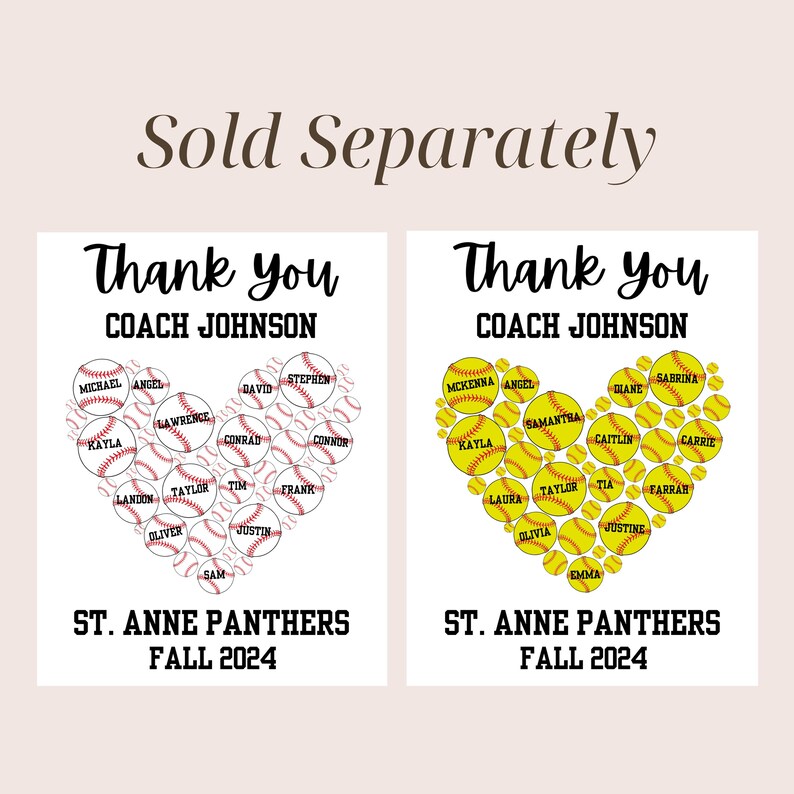 Editable Tennis Coach Appreciation Gift Printable, End of Season ...