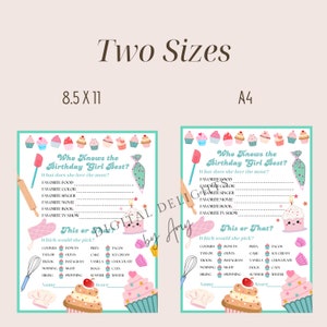 Cupcake Who Knows the Birthday Girl Best, Cupcake Theme, Birthday ...