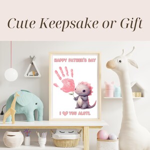 Happy Father's Day Handprint Art, I Love You Alotl, Axolotl Handprint ...