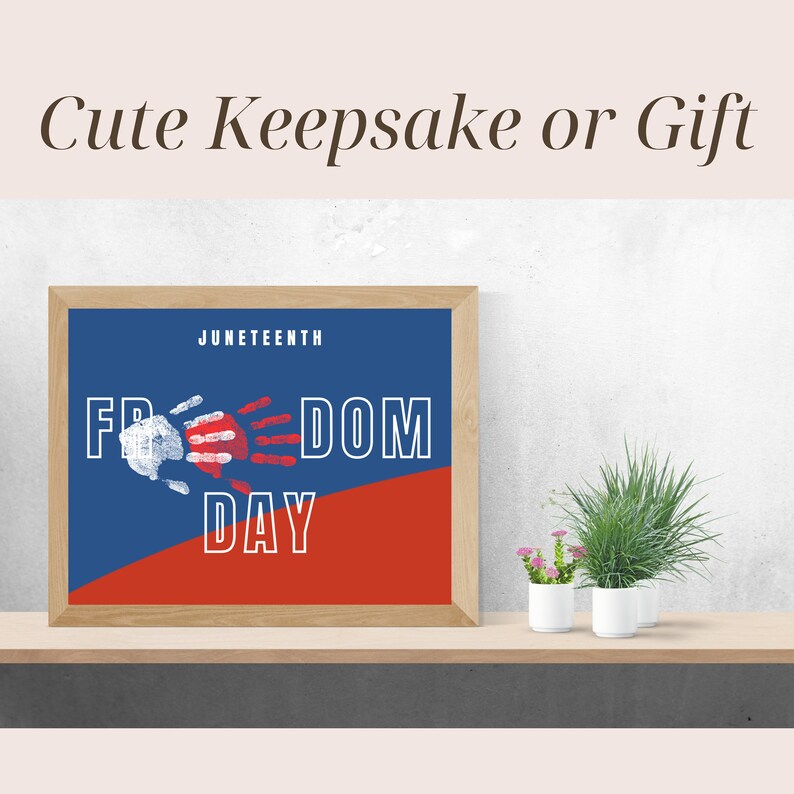 Juneteenth Handprint Art for Juneteenth Day, Juneteenth Activity for ...