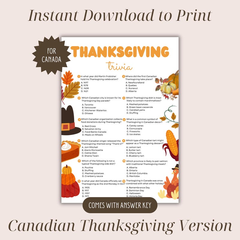 Canada Thanksgiving 2025 Meme - Etsy Canada