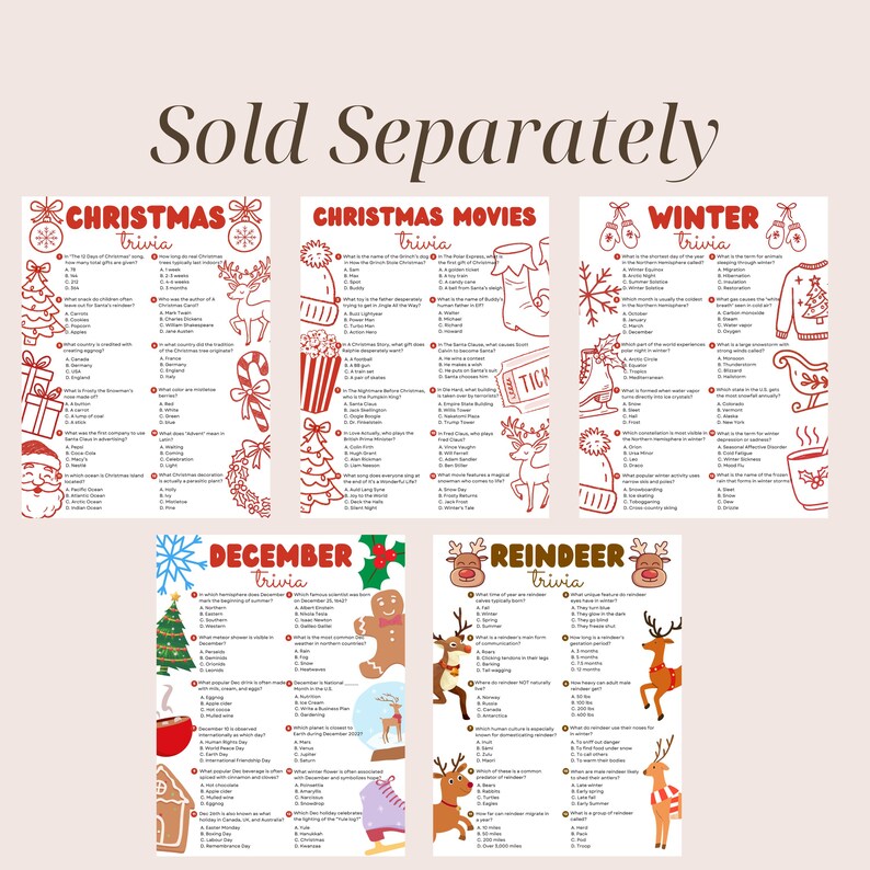 Nutcracker Trivia, December Trivia Game, Christmas Eve Game, Winter ...