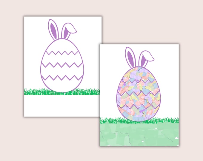 Easter Bunny Craft Template Simple DIY Easter Activities for Kids Easy ...