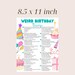 Weird Birthday Trivia Game, Fun Birthday Activity for Adults and Kids ...