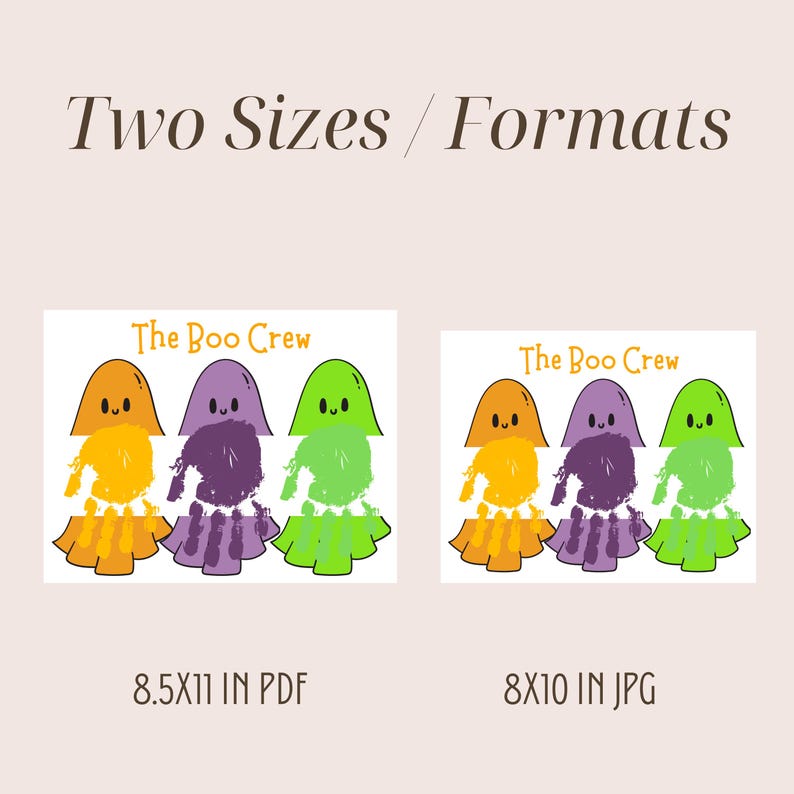 Halloween Boo Crew Ghost Handprint Art, Ghosts Pun Handprint Craft ...