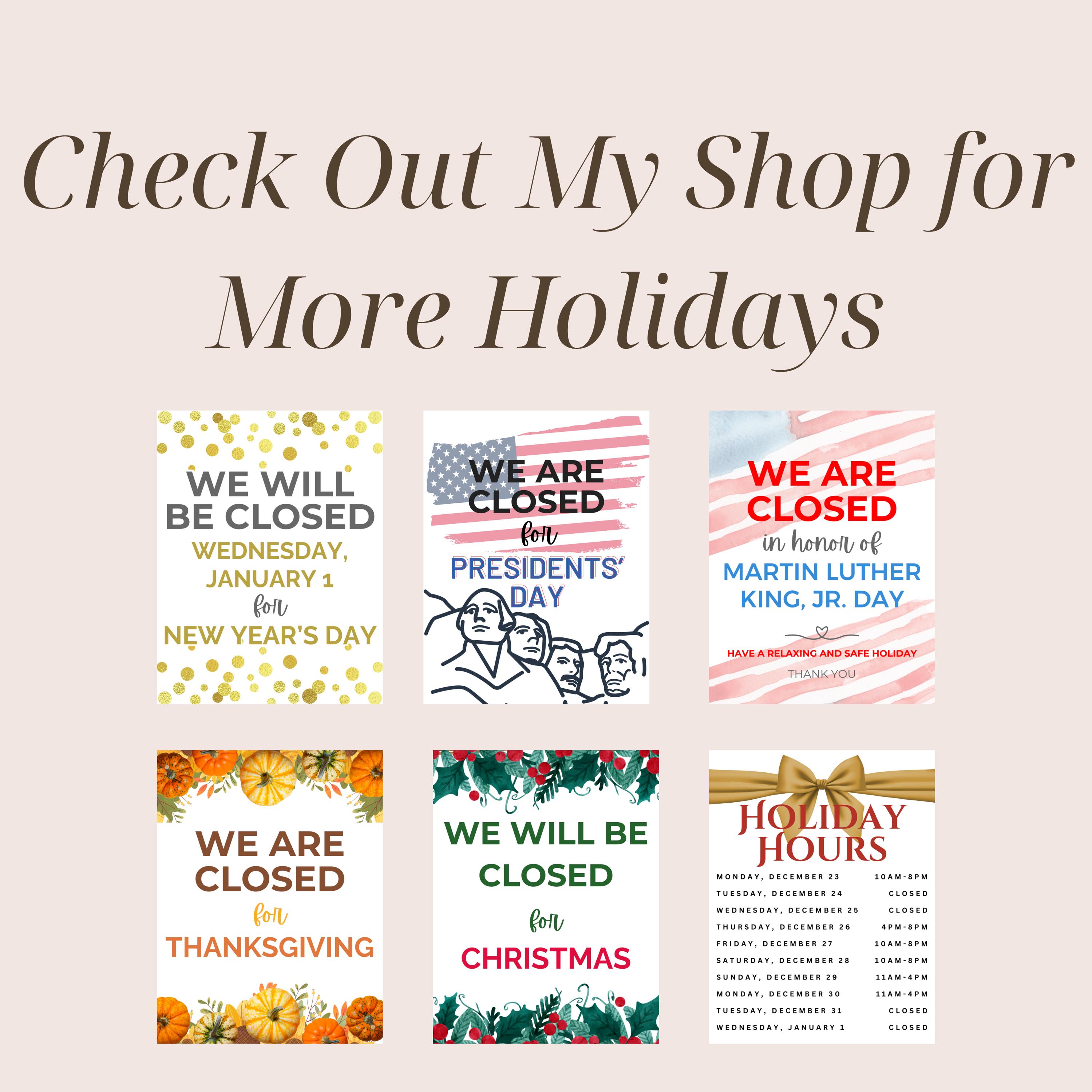 We Are Closed for Labor Day Printable Sign, We Will Be Closed for Labor ...