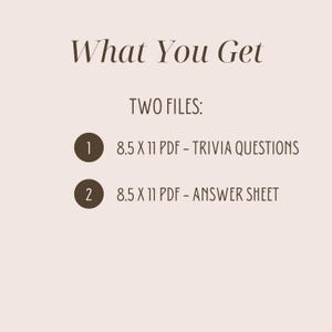 1955 Trivia Game, Printable 1955 Birthday Games, 1955 Reunion Party ...