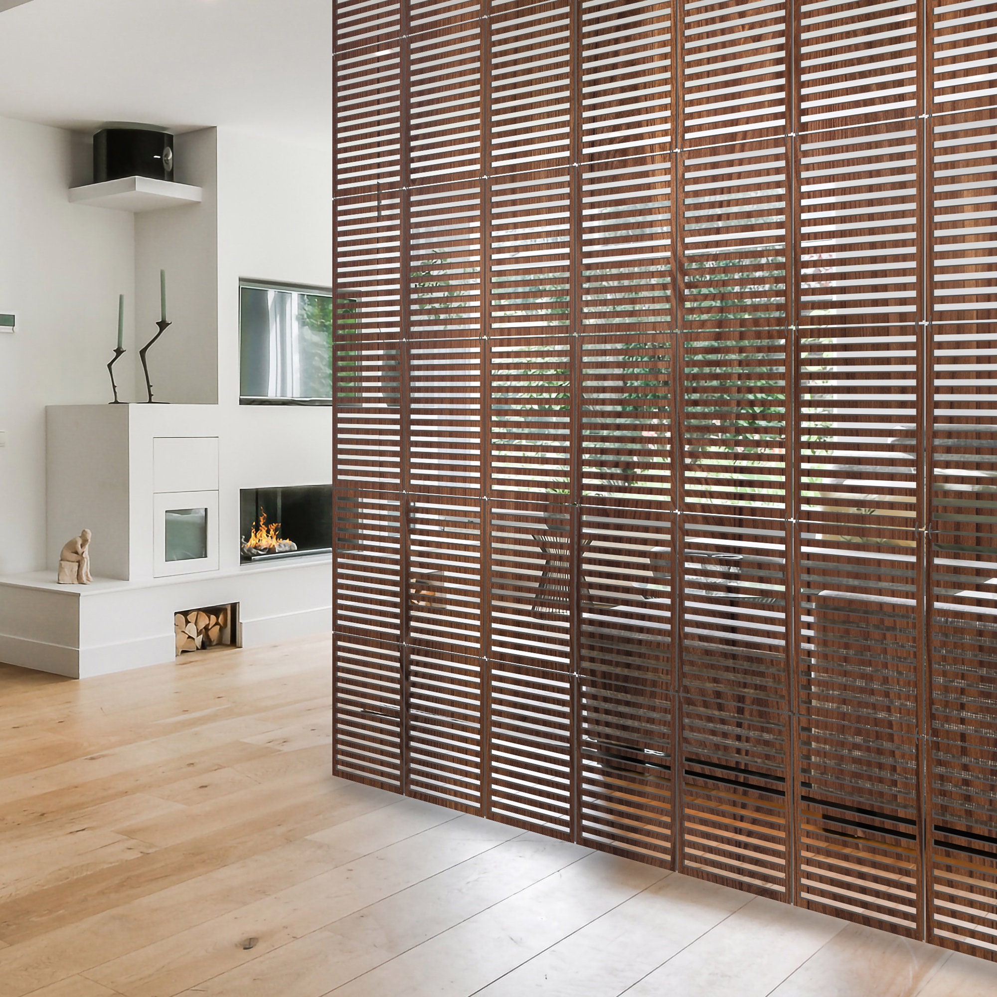 Wooden Decorative Wall Panels, Internal Partitions, Modular WOODEN ...