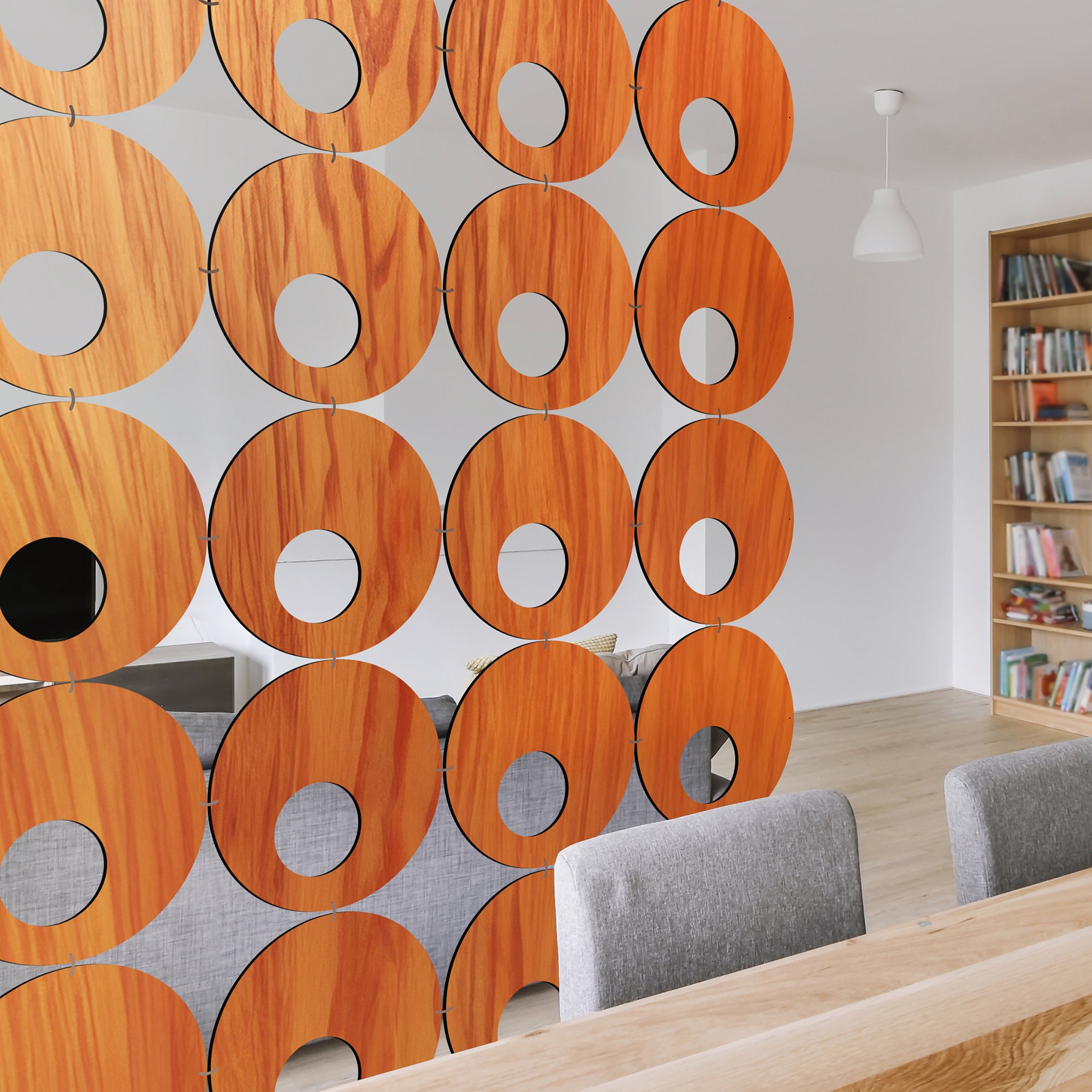 Wooden Decorative Wall Panels, Internal Partitions, Modular WOODEN ...