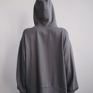 Super Soft Bamboo Fabric Hoodie, Oversized, Grey Color Stylish Hoodie ...
