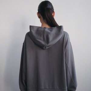 Super Soft Bamboo Fabric Hoodie, Oversized, Grey Color Stylish Hoodie ...