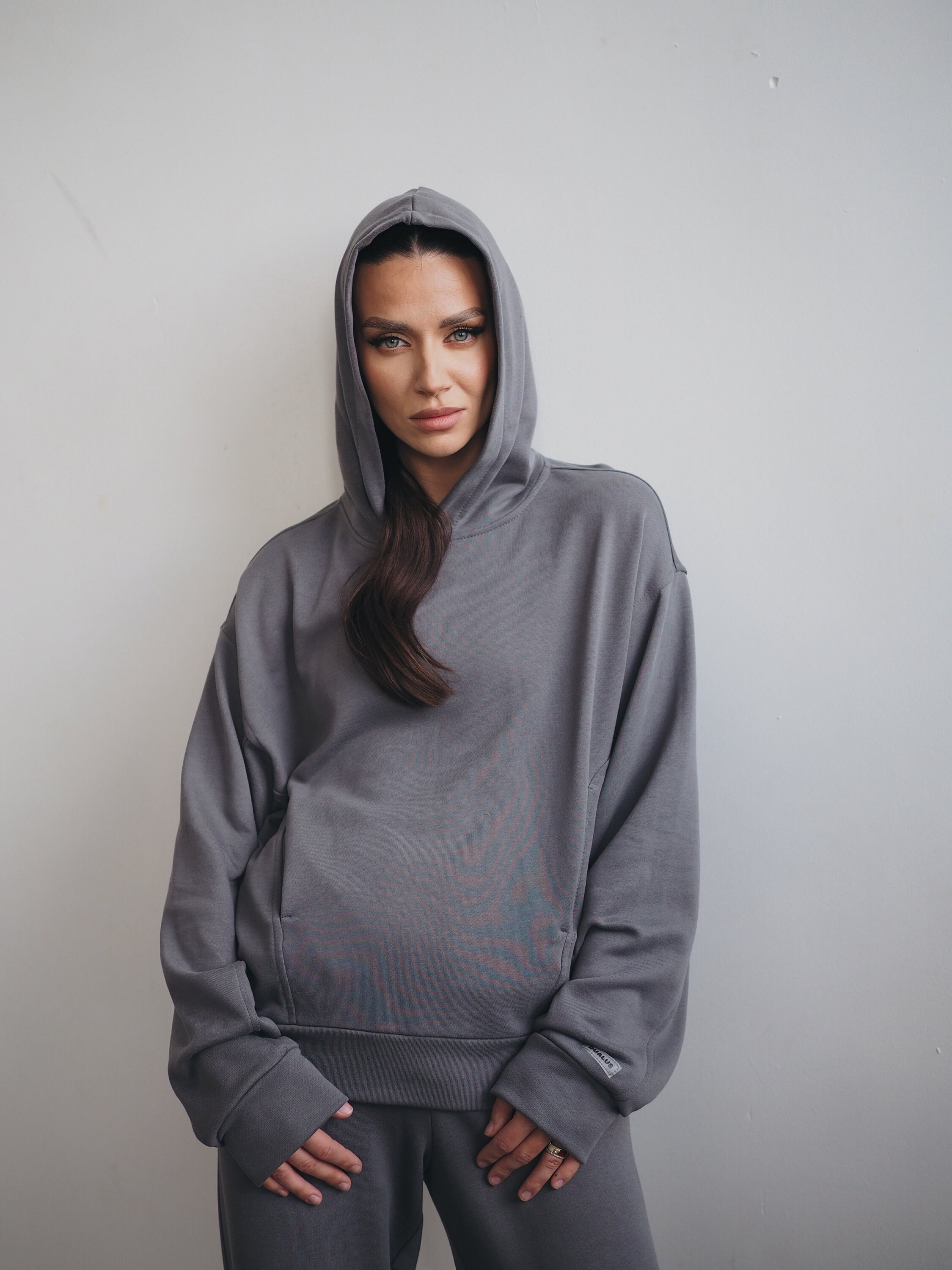 Super Soft Bamboo Fabric Hoodie, Oversized, Grey Color Stylish Hoodie ...