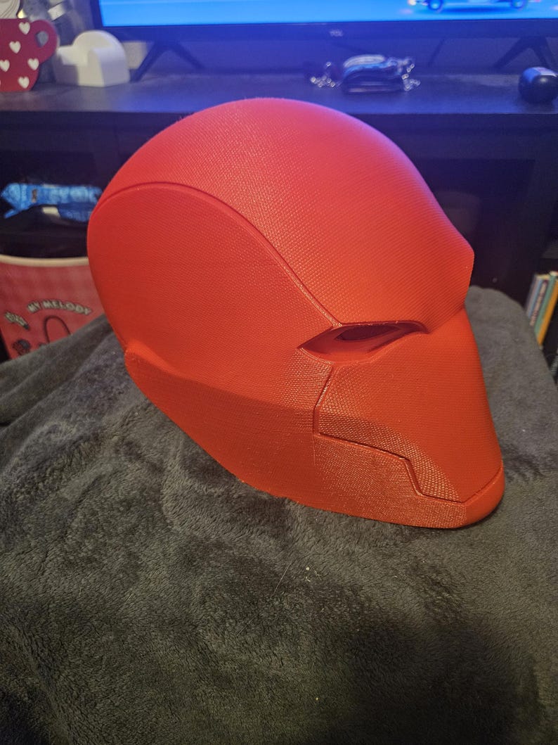 Red Hood Helmet 3d Printed - Etsy