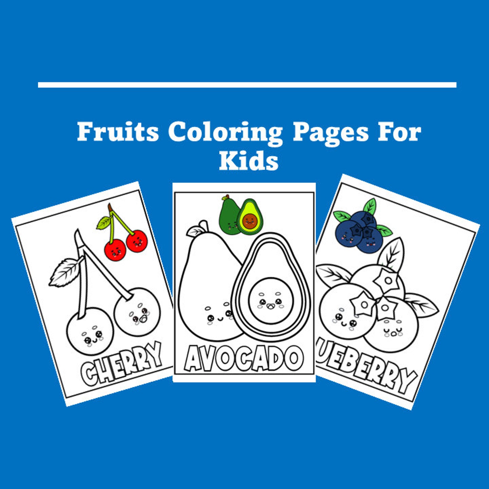 Printable Fruit Coloring Worksheets for Kids |fruits| Coloring | 23 ...