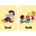 Printable Verbs Flash Cards for Kids | Action Words | 13 Pages ...
