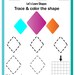 Printable Shapes Activity Worksheets for Kids | Tracing | Coloring | 10 ...