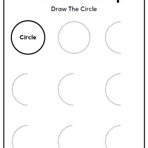 Printable Shape Drawing Activity Worksheets for Kids | Shapes | Draw ...